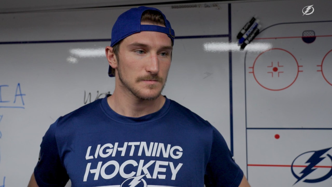 Jeannot Postgame 32724 Tampa Bay Lightning