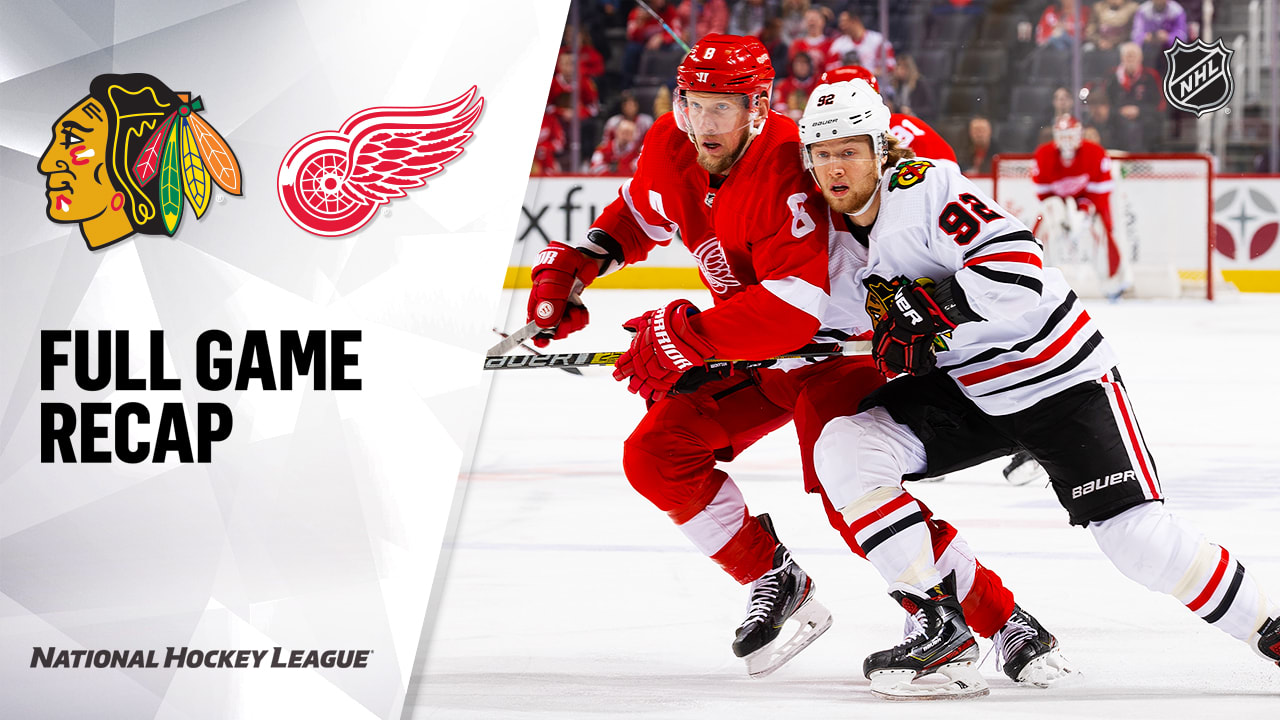 Recap: DET 2, CHI 1 | Detroit Red Wings