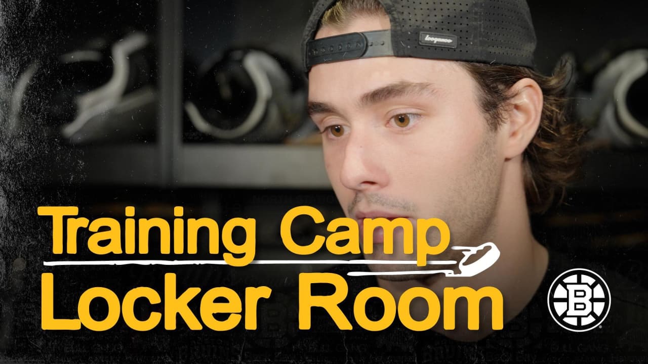 Camp Raws: Frederic Brunet and Riley Duran | Boston Bruins