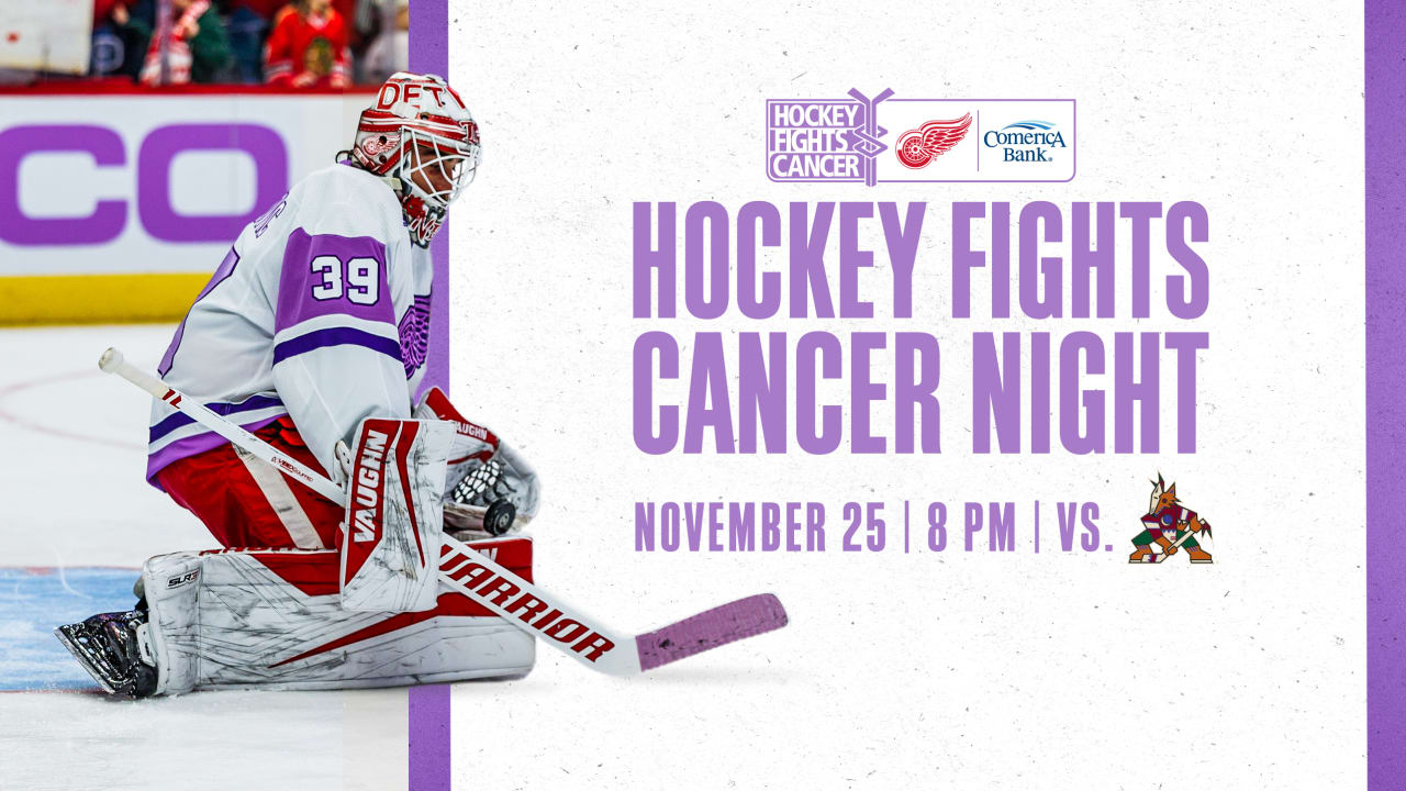 Red Wings set to host Hockey Fights Cancer Night on Friday | Detroit ...
