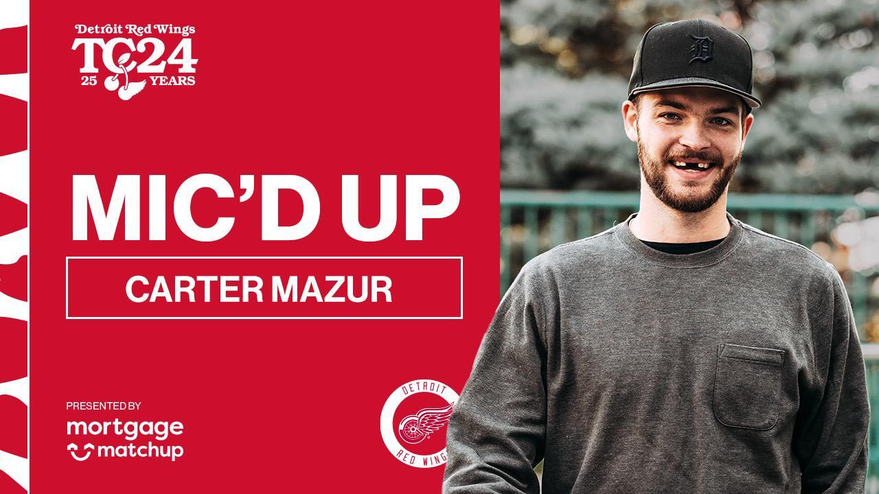 Carter Mazur Mic'd Up | Detroit Red Wings