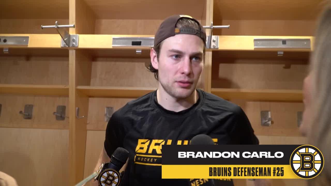 Locker Room Raw: Brandon Carlo | Boston Bruins