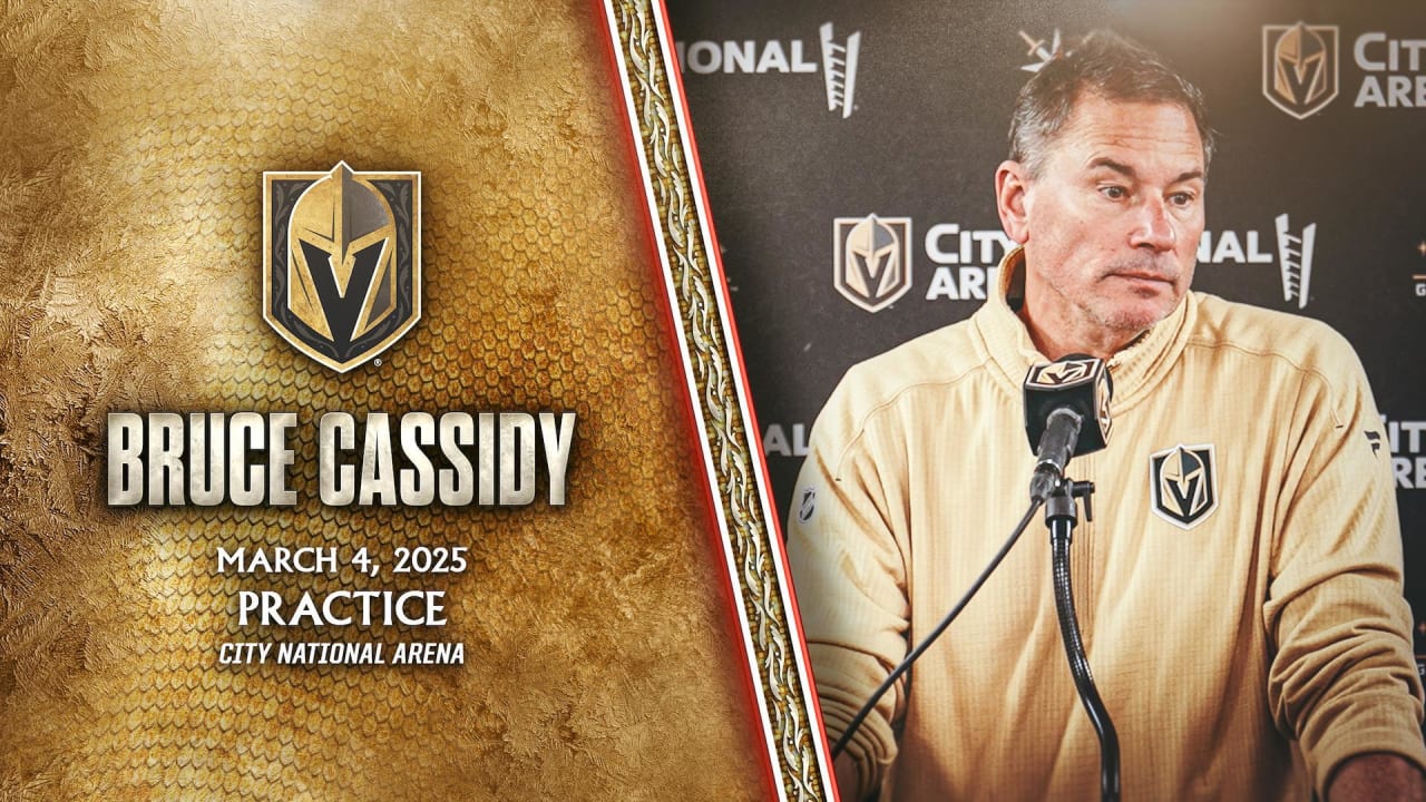 Bruce Cassidy 4 de marzo | Vegas Golden Knights