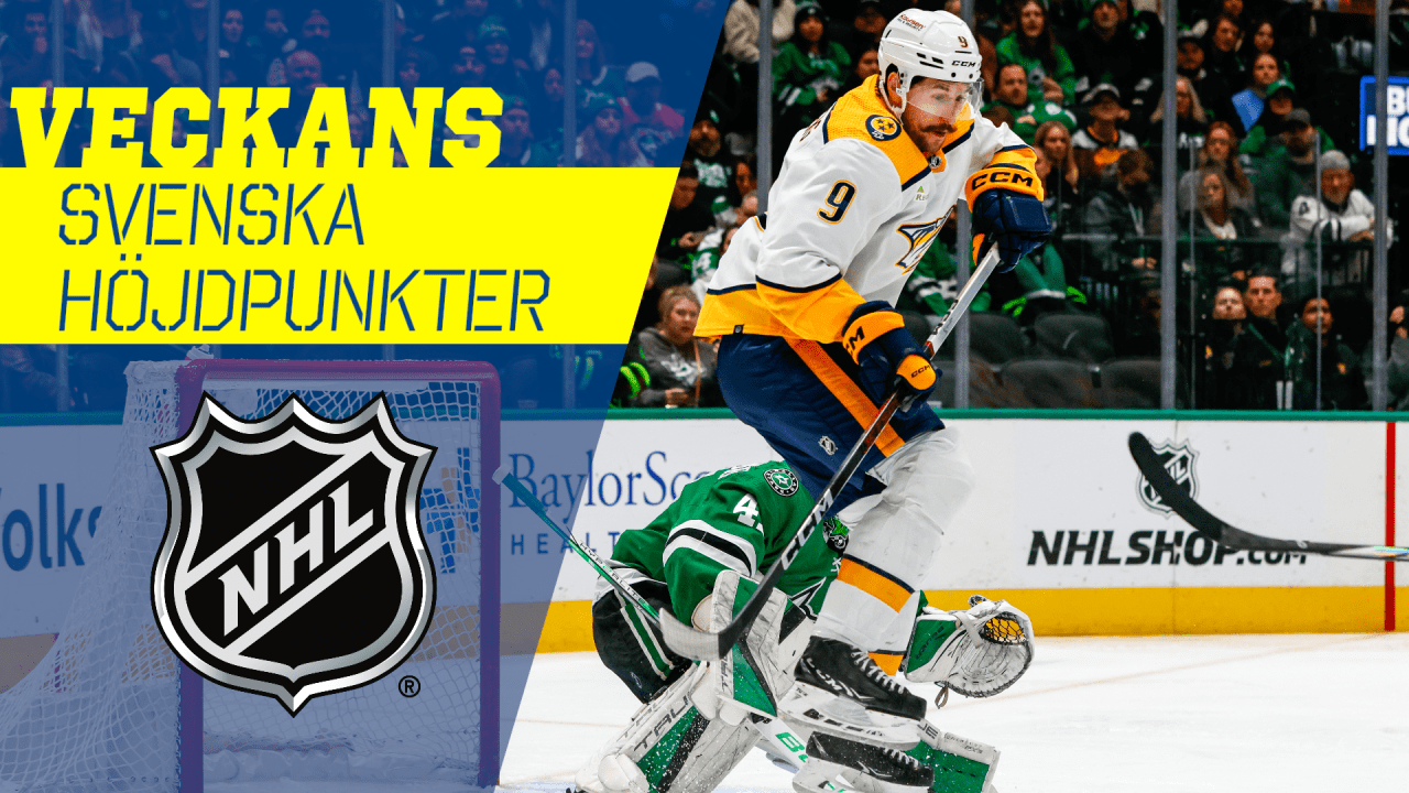 8.1: Veckans svenska höjdpunkter | NHL.com/sv