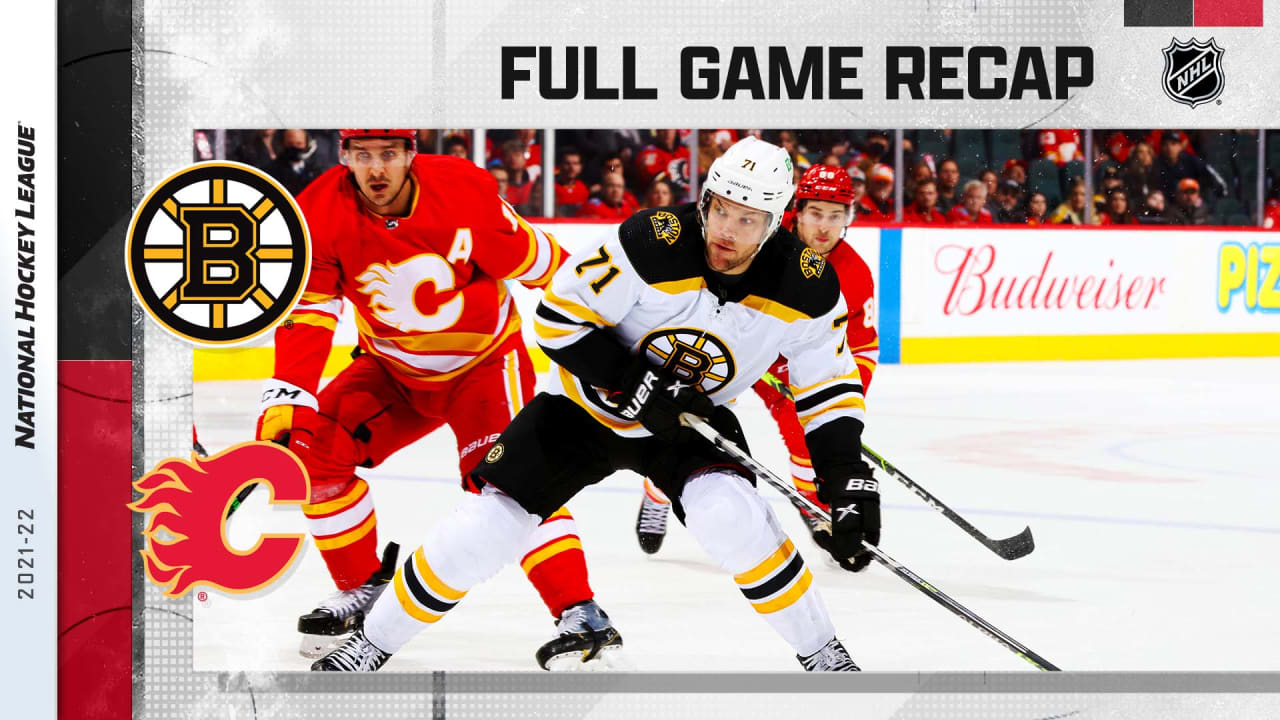 Recap: BOS 4, CGY 2 | NHL.com