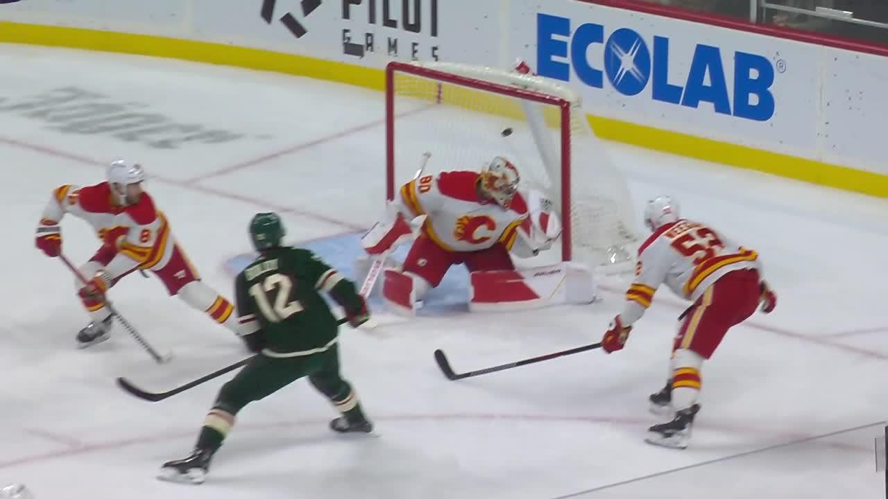 Matthew Boldy with a Goal vs. Calgary Flames | Minnesota Wild