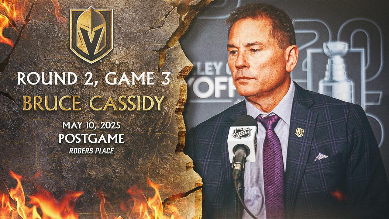 Round 2, Game 3 | Bruce Cassidy Postgame | Vegas Golden Knights