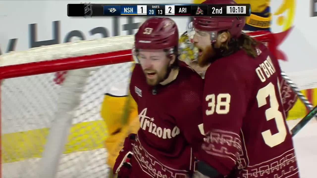 Michael Carcone with a Short Goal vs. Nashville Predators | NHL.com