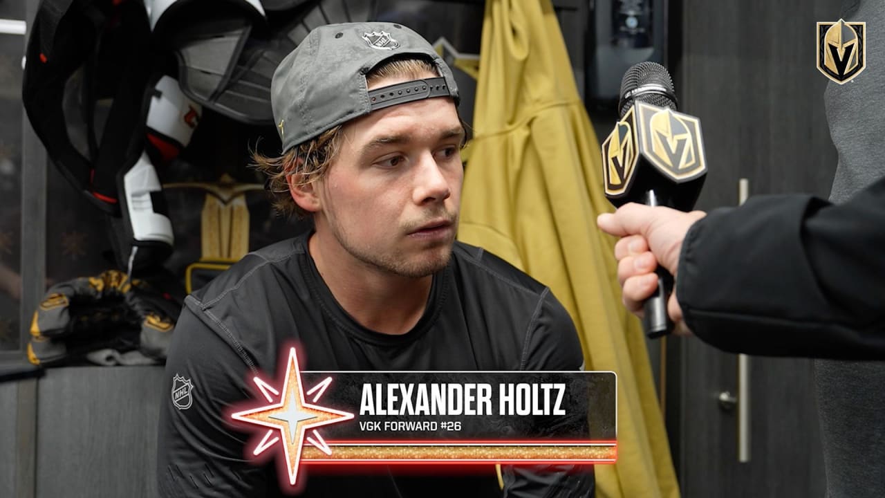 Alexander Holtz 10/24 | Vegas Golden Knights