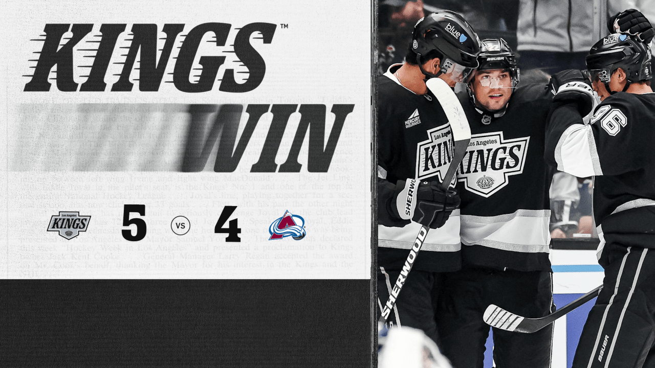 4/12 Final - Kings 5, Avalanche 4 | Los Angeles Kings