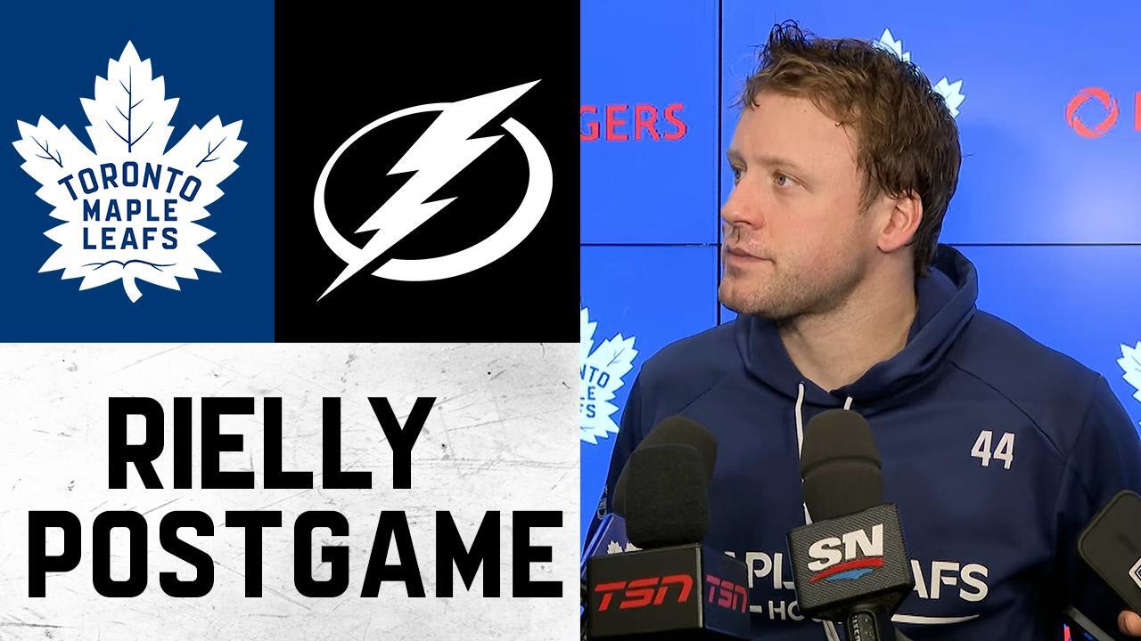 Morgan Rielly | Post Game vs. Tampa Bay Lightning | December 08, 2025 ...