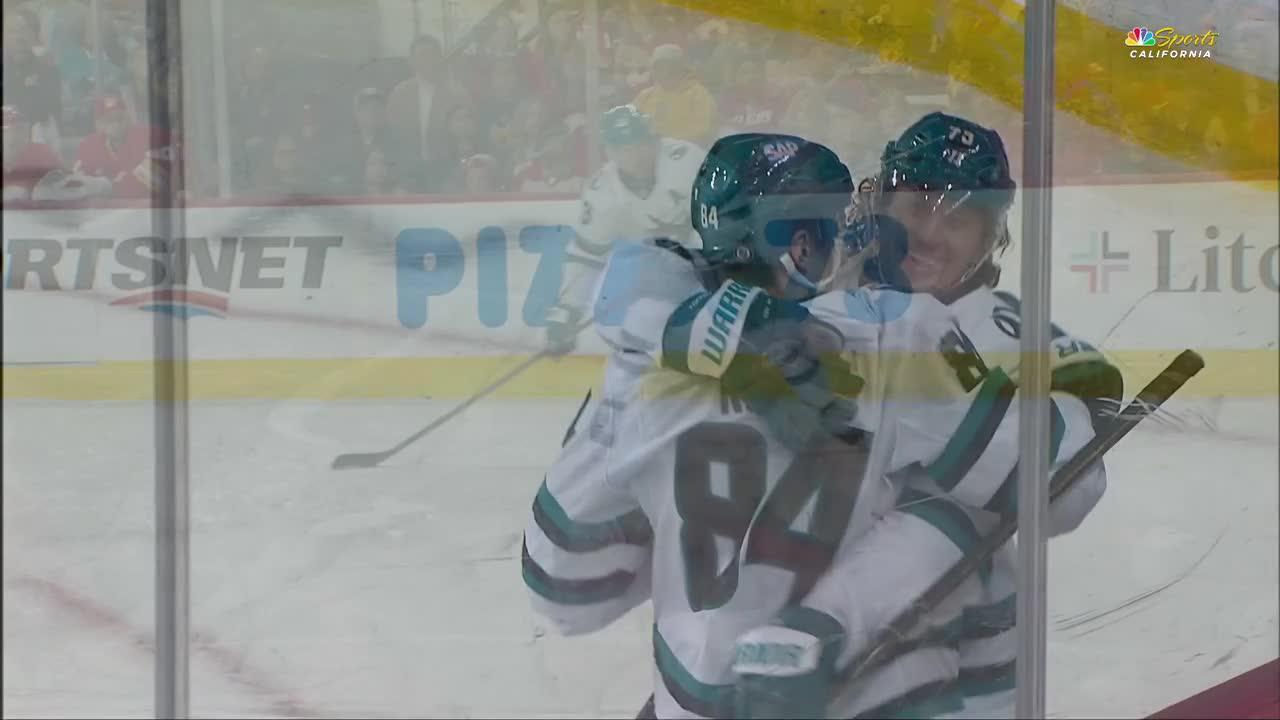 SJS@CGY: Toffoli scores goal against Dustin Wolf | San Jose Sharks