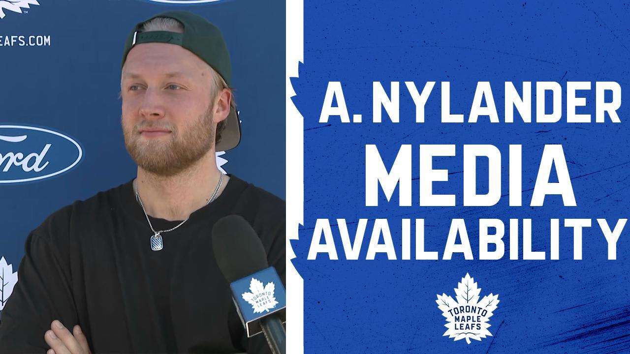 Alexander Nylander | Media Availability | Toronto Maple Leafs