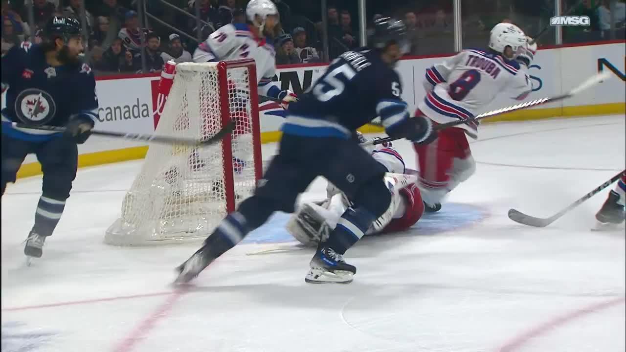 Igor Shesterkin with a Spectacular Goalie Save from Winnipeg Jets vs ...