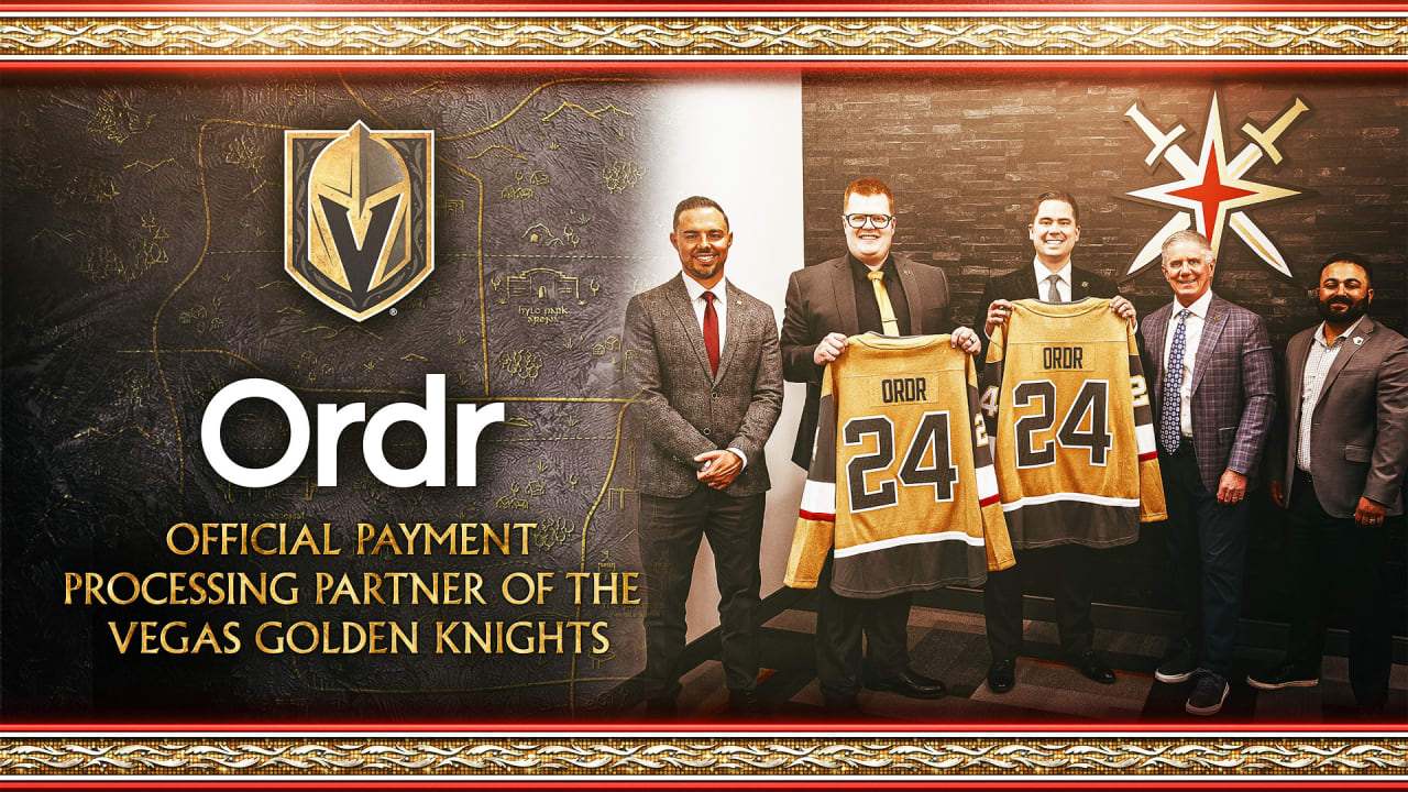 Ordr Named Official Payment Processing Partner of Vegas Golden Knights ...