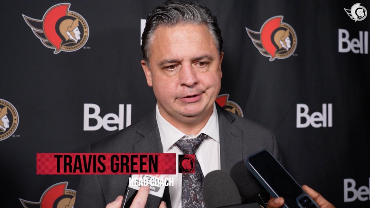 Travis Green Postgame Media vs SEA | Ottawa Senators