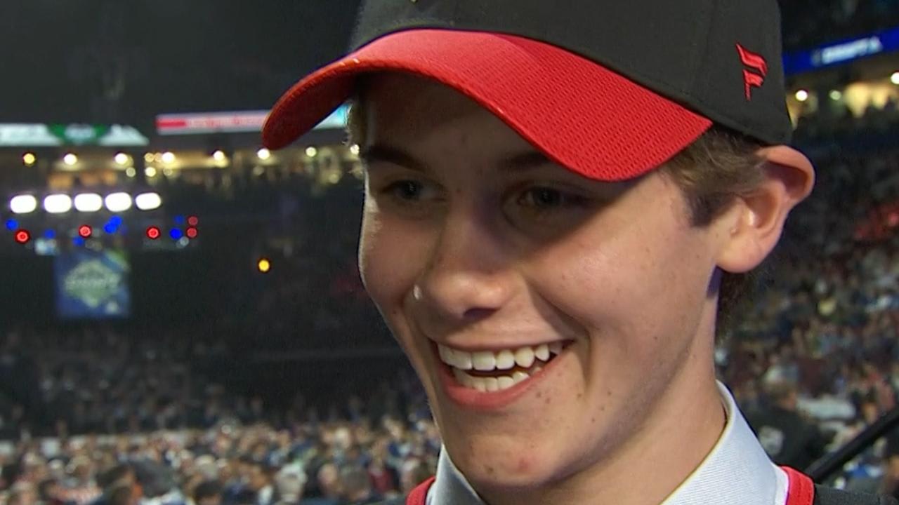 Hughes on being selected No. 1 | New Jersey Devils