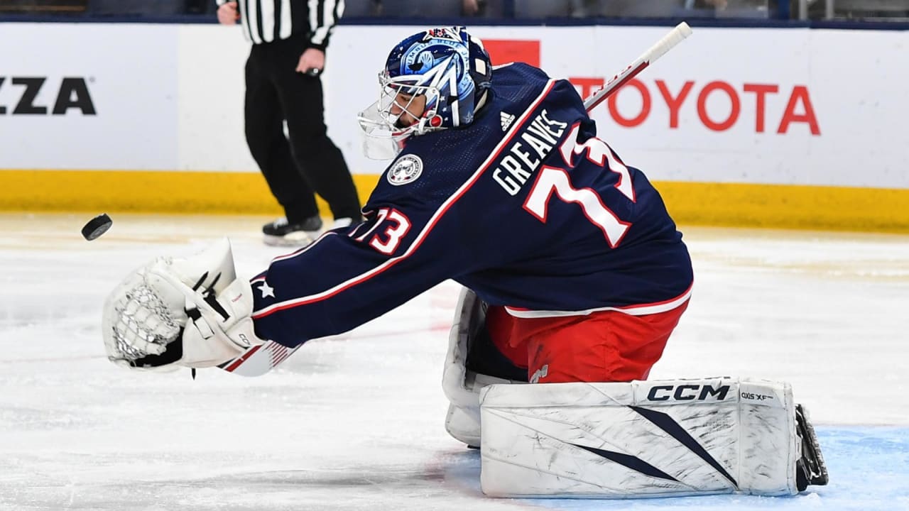 Jet Greaves earns first NHL win | Columbus Blue Jackets