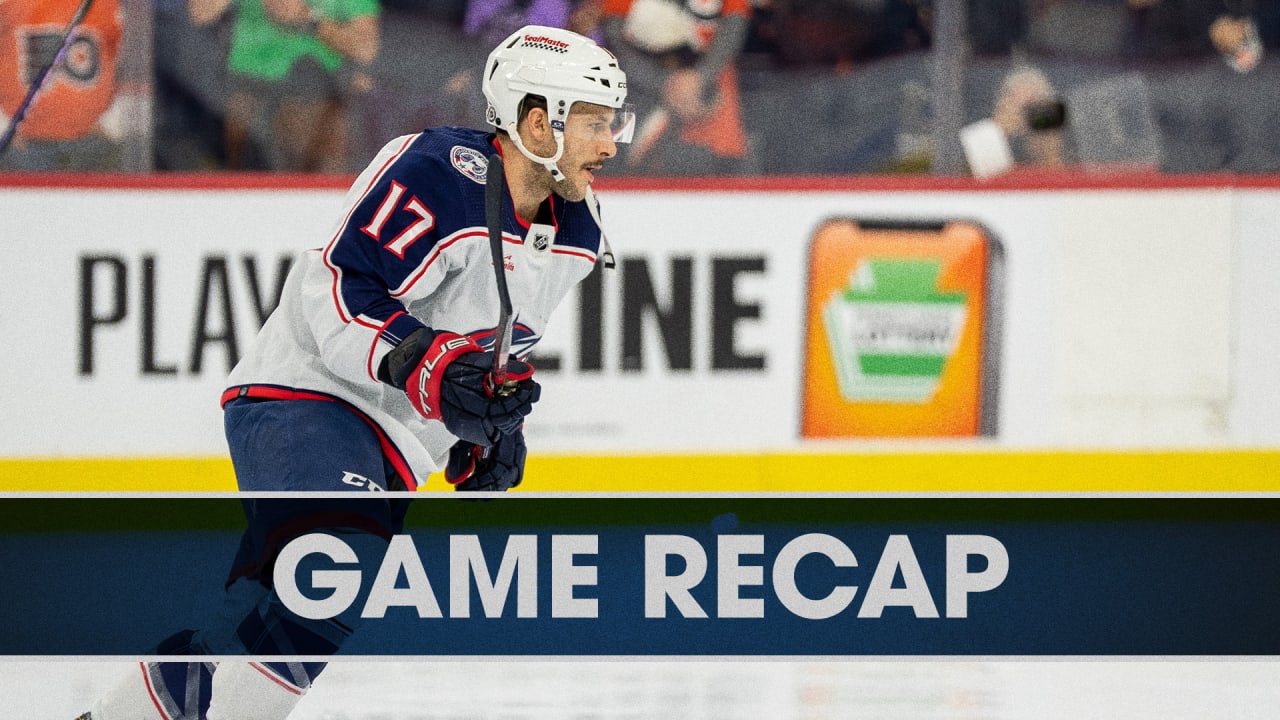 Blue Jackets drop Sunday game in Philadelphia | Columbus Blue Jackets