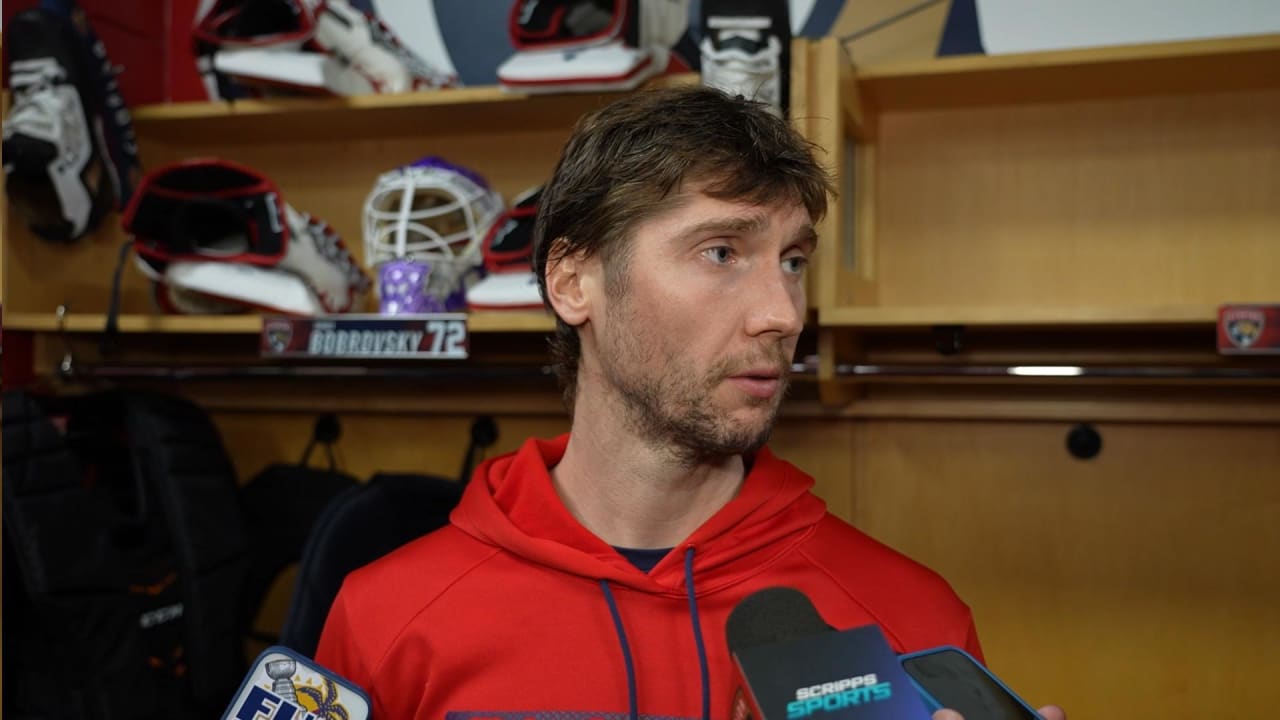 FLA vs. WPG: Postgame Interview Bobrovsky - 11/16/24 | Florida Panthers