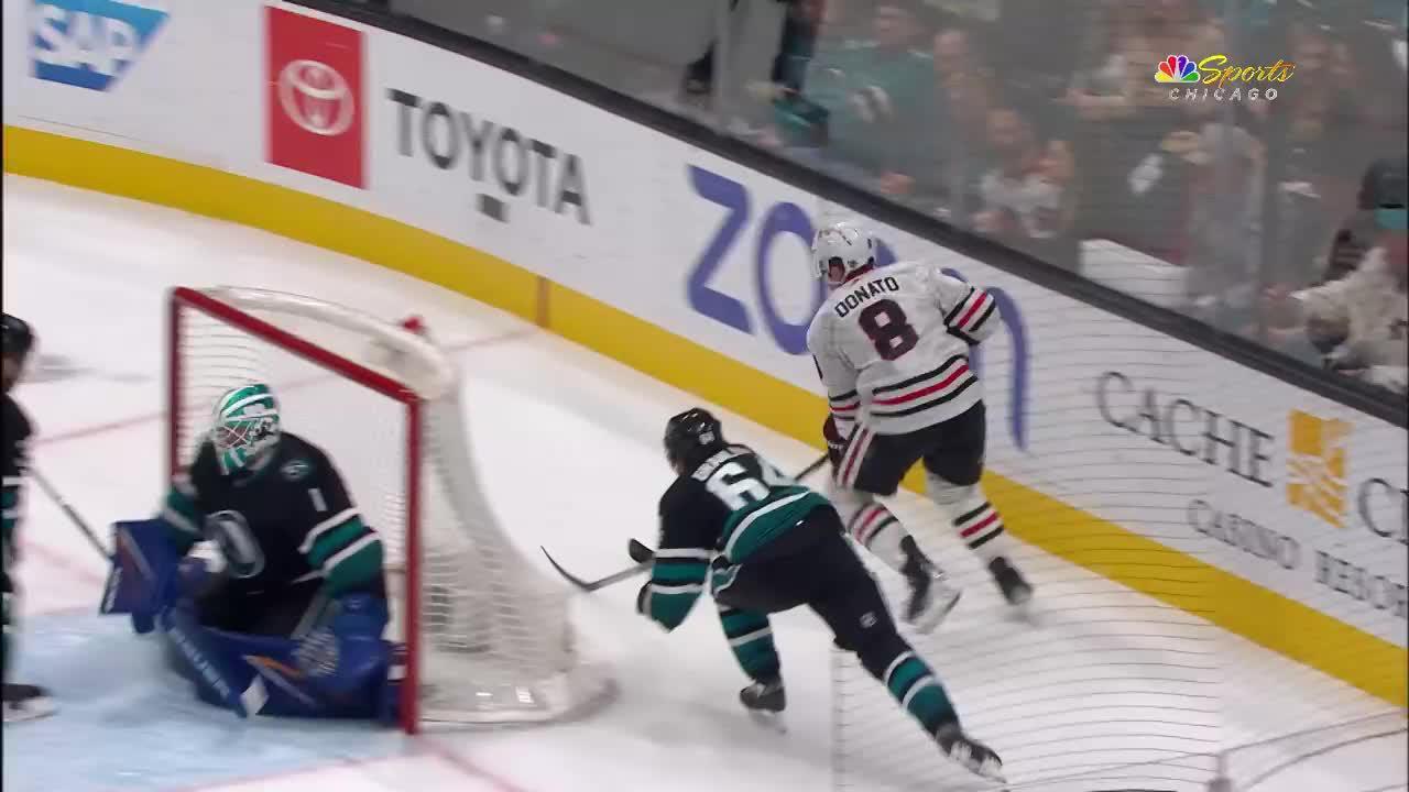 CHI@SJS: Johnson Converts Donato Feed | Chicago Blackhawks