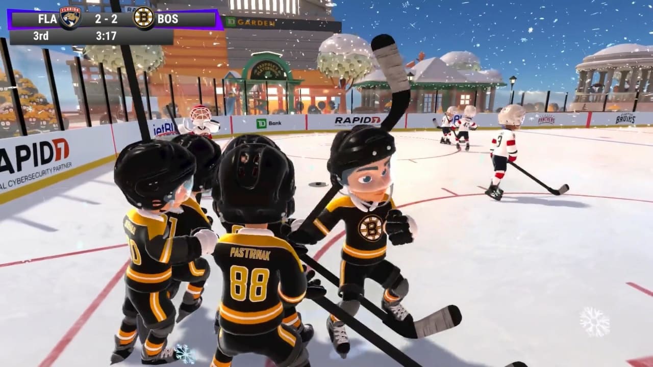 Best Snow Day Ever: Zacha scores the winner | Boston Bruins