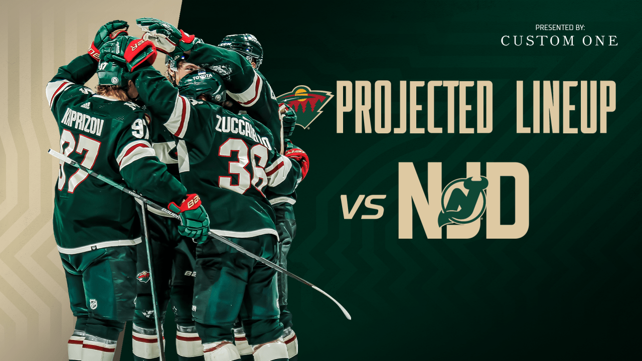 Projected Lineup vs. Devils | Minnesota Wild