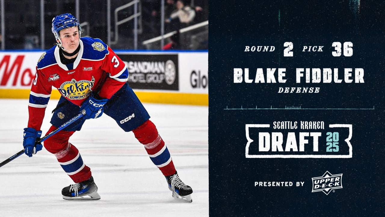 Kraken 2nd Rounder Blake Fiddler Raised Around NHL | Seattle Kraken