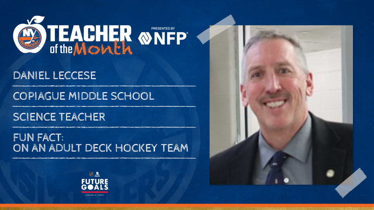 Islanders Teacher of the Month: Daniel Leccese | New York Islanders