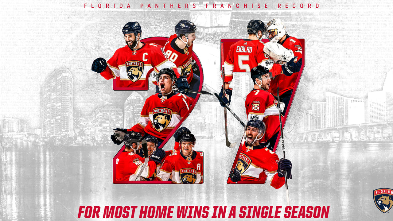 Florida Panthers Set Franchise Record for Single-Season Home Wins ...