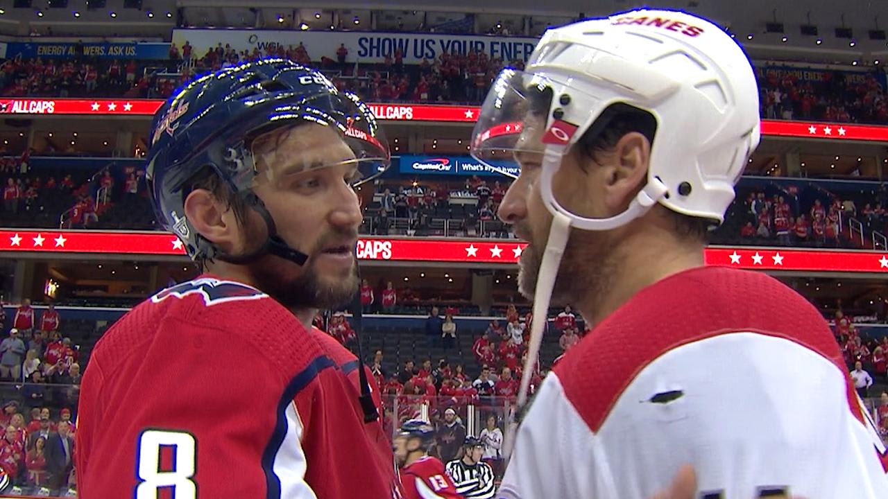 Hurricanes, Capitals shake hands | Washington Capitals