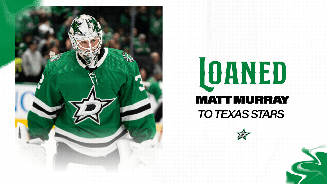 Stars loan goaltender Matt Murray to Texas | Dallas Stars