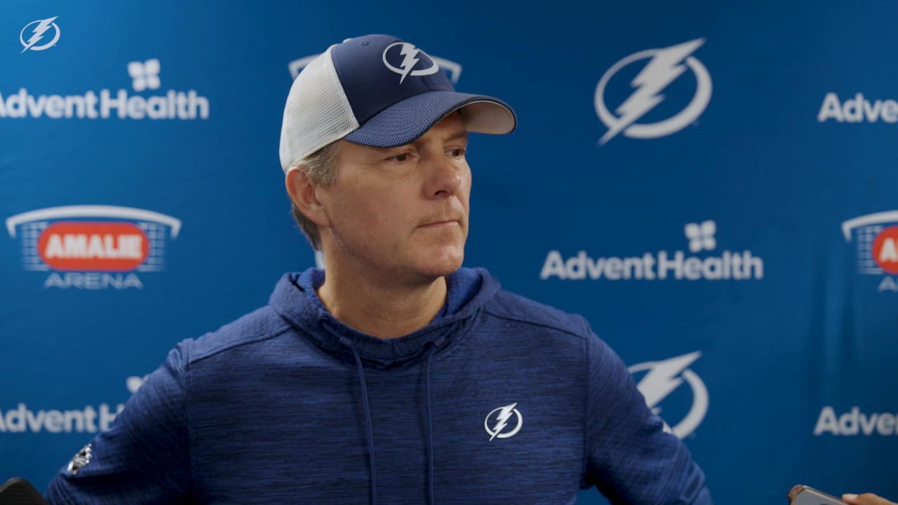 Jon Cooper | Pregame vs Columbus Blue Jackets | Tampa Bay Lightning