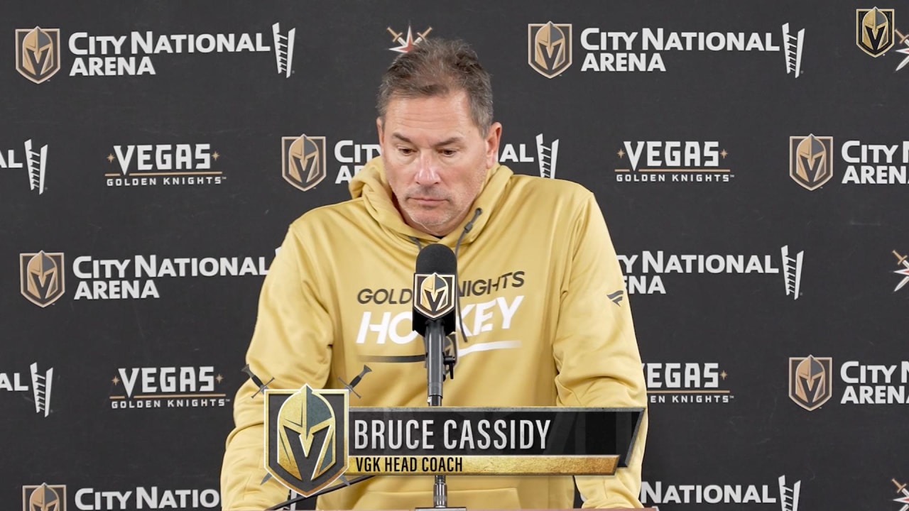 Cassidy Availability 1/9 | Vegas Golden Knights
