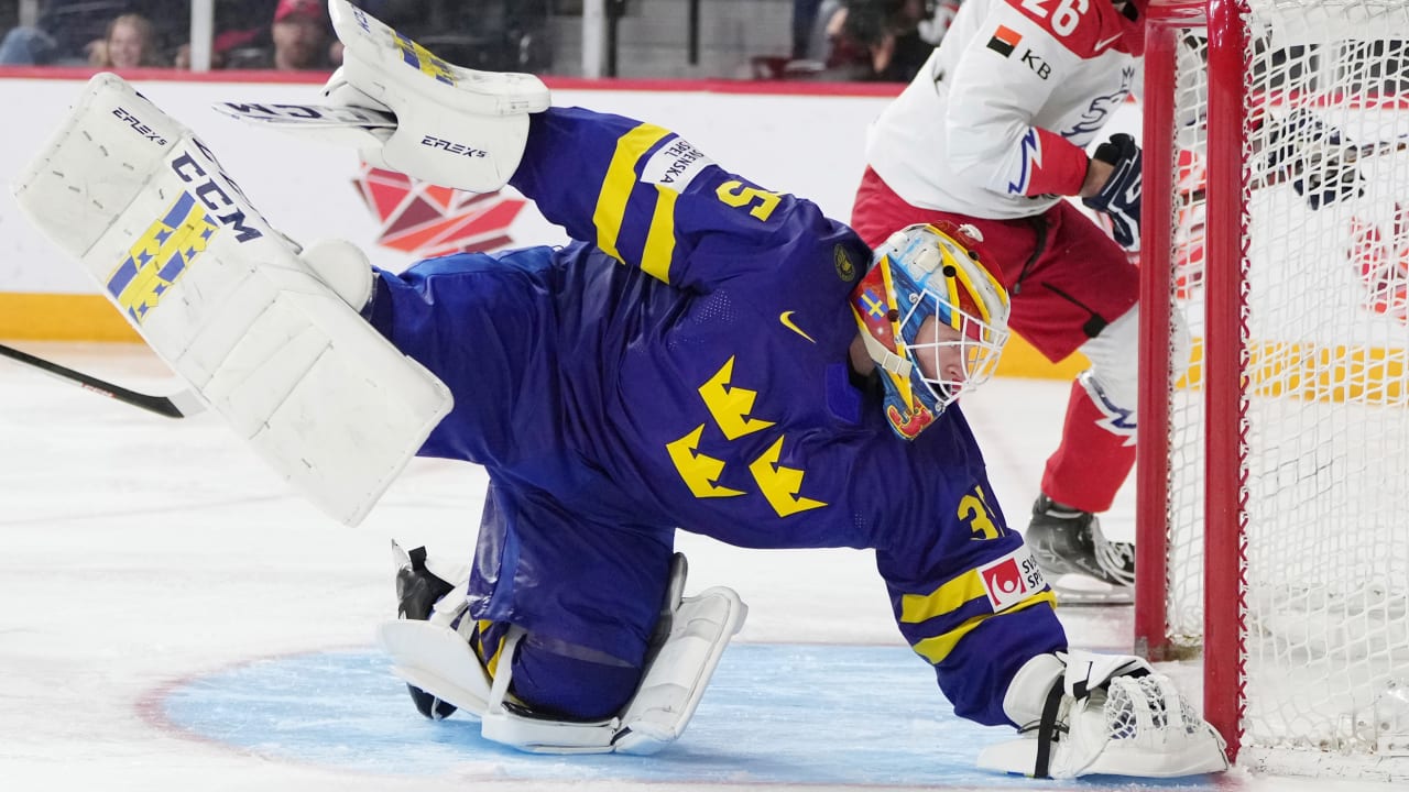 Lindbom utsedd till Årets Junior i svensk hockey | NHL.com/sv