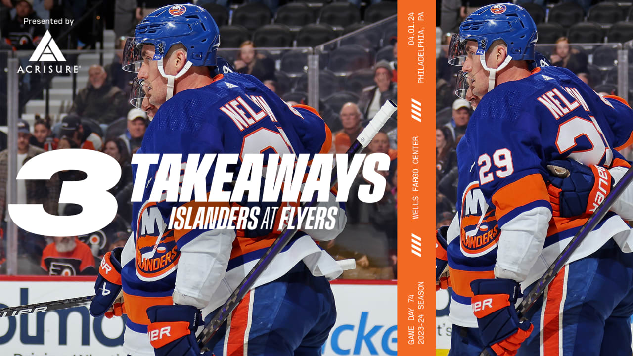 3 Takeaways: Islanders Regroup for 4-3 OT Win Over Flyers | New York ...