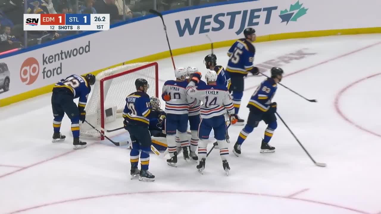 EDM@STL: Nugent-Hopkins scores goal against Jordan Binnington | NHL.com EDM@STL: Nugent-Hopkins scores goal against Jordan Binnington | NHL.com