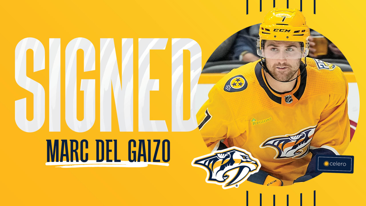 Predators Sign Marc Del Gaizo to One-Year, Two-Way Contract | Nashville ...