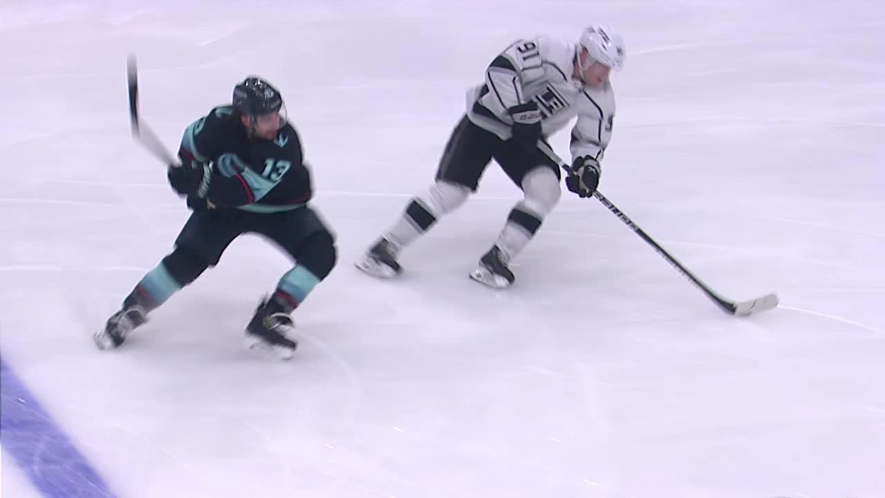 Grundstrom steals it and scores | Los Angeles Kings