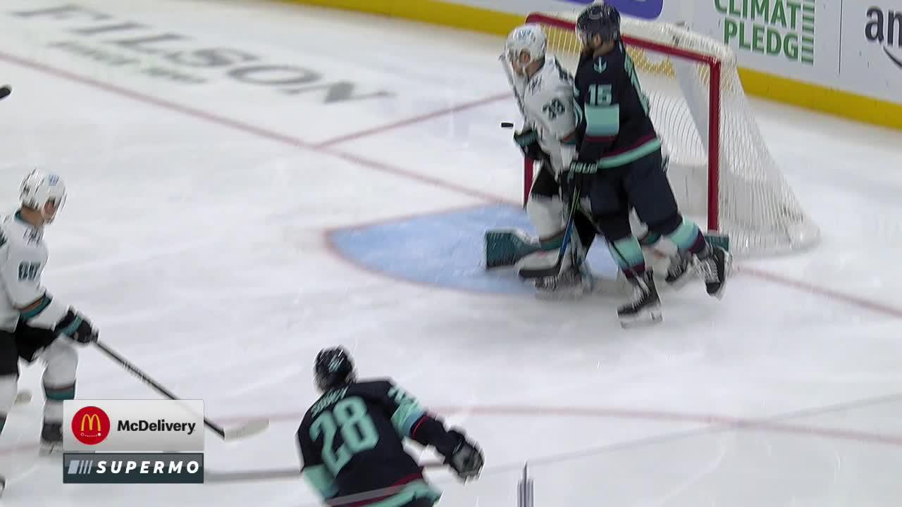 Soucy goes top shelf to tie it | Seattle Kraken
