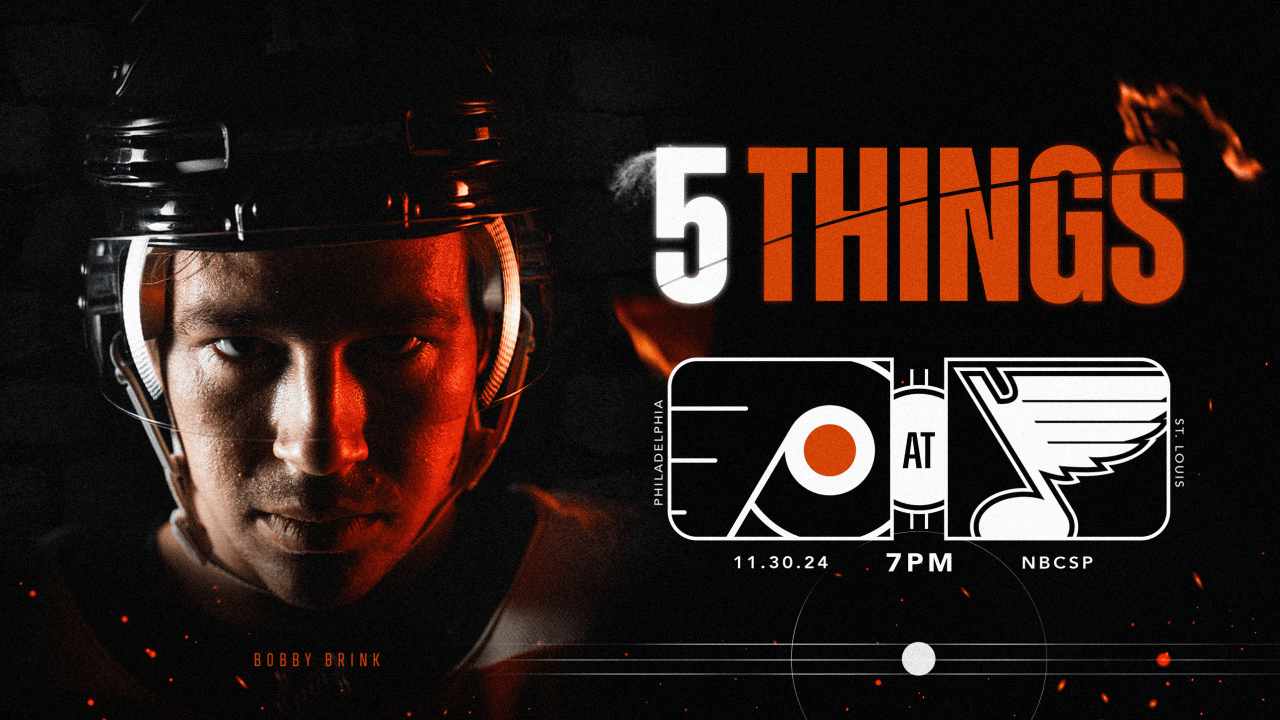 5 Things: Flyers @ Blues | Philadelphia Flyers