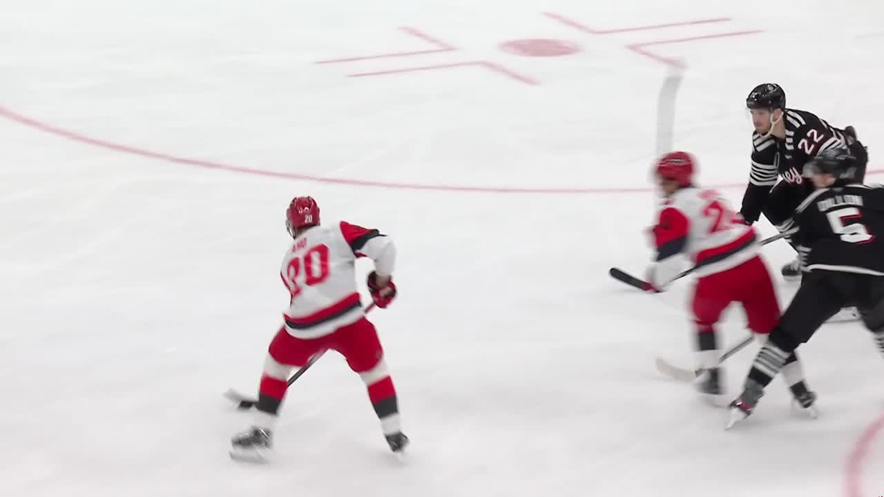 CAR@NJD: Svechnikov scores goal against Jacob Markstrom | Carolina ...