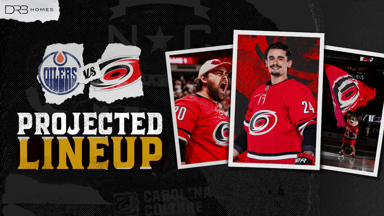 Projected Lineup: November 15 vs. Edmonton | Carolina Hurricanes