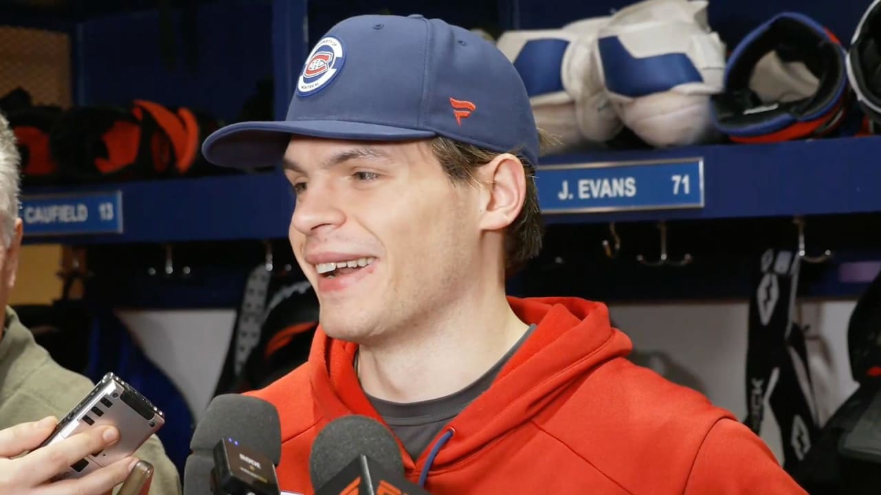 Après-match c. DET : Evans | Canadiens de Montréal