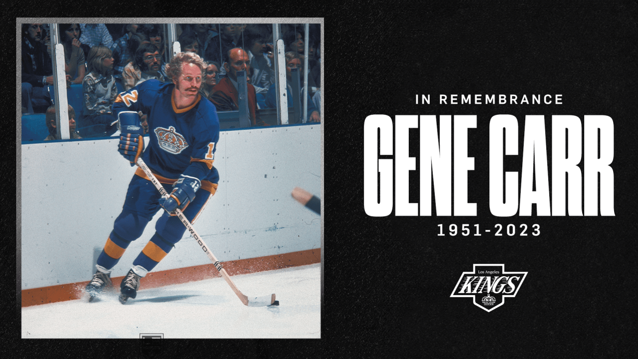 LA Kings Announce Passing of Former Kings Fan Favorite Gene Carr | Los ...