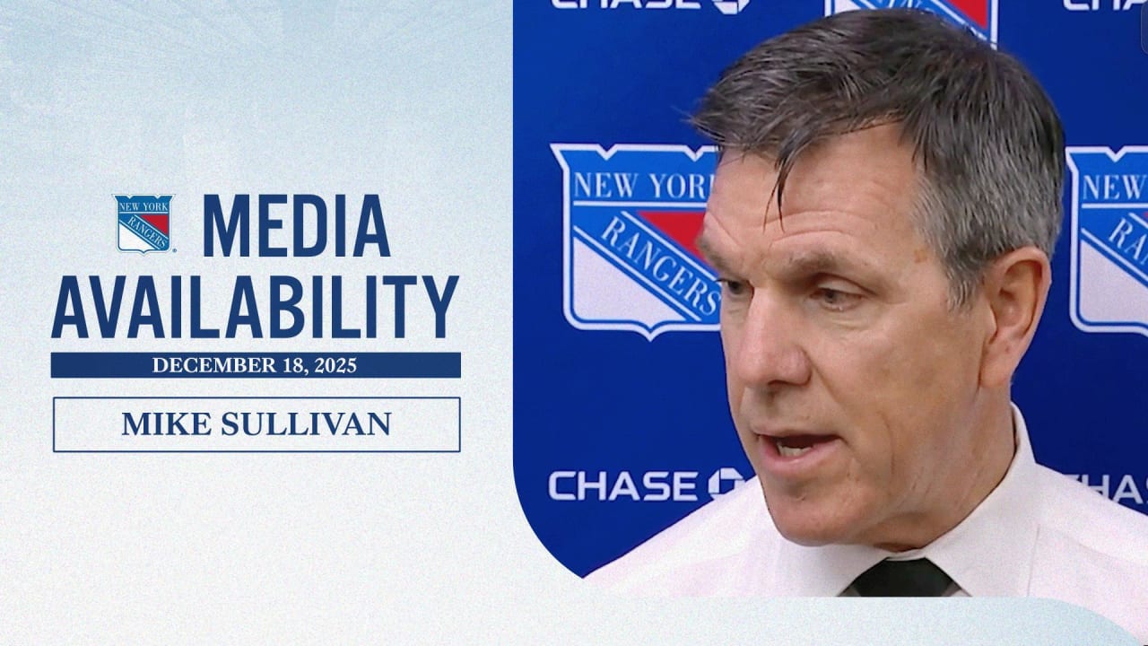 Postgame: Mike Sullivan | New York Rangers