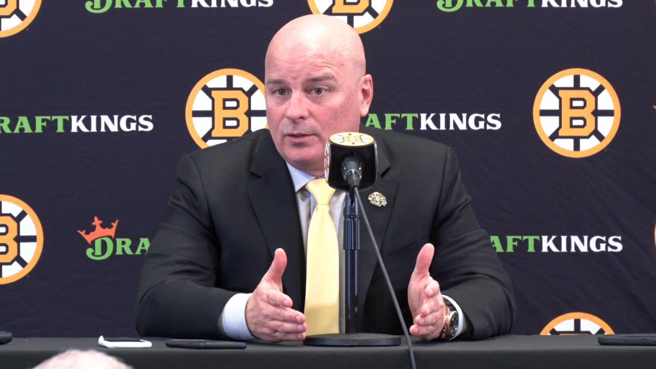 Press Room: Jim Montgomery | Boston Bruins