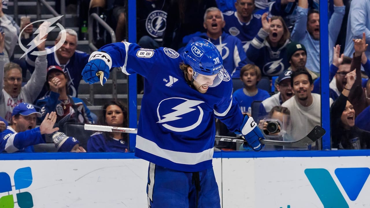TBL vs. COL | Hagel's one-timer puts Bolts in front | Tampa Bay Lightning