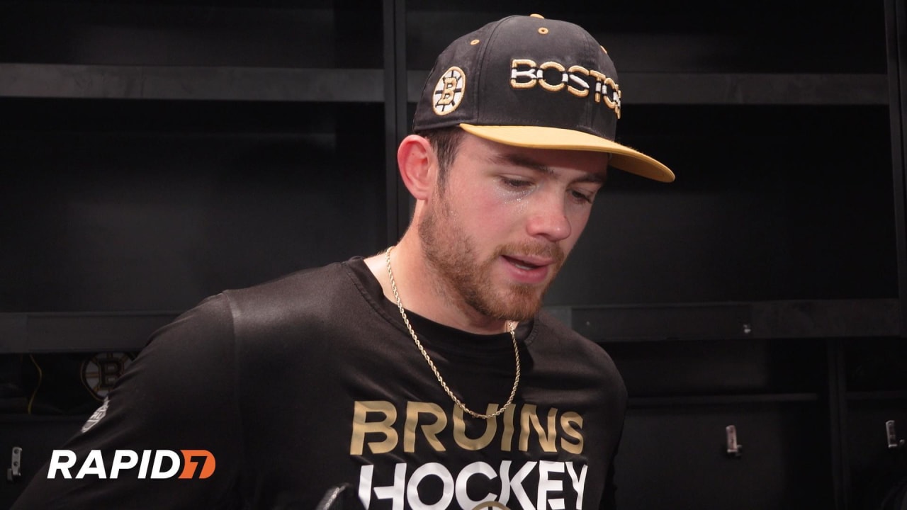 Locker Room Raw: Johnny Beecher | Boston Bruins