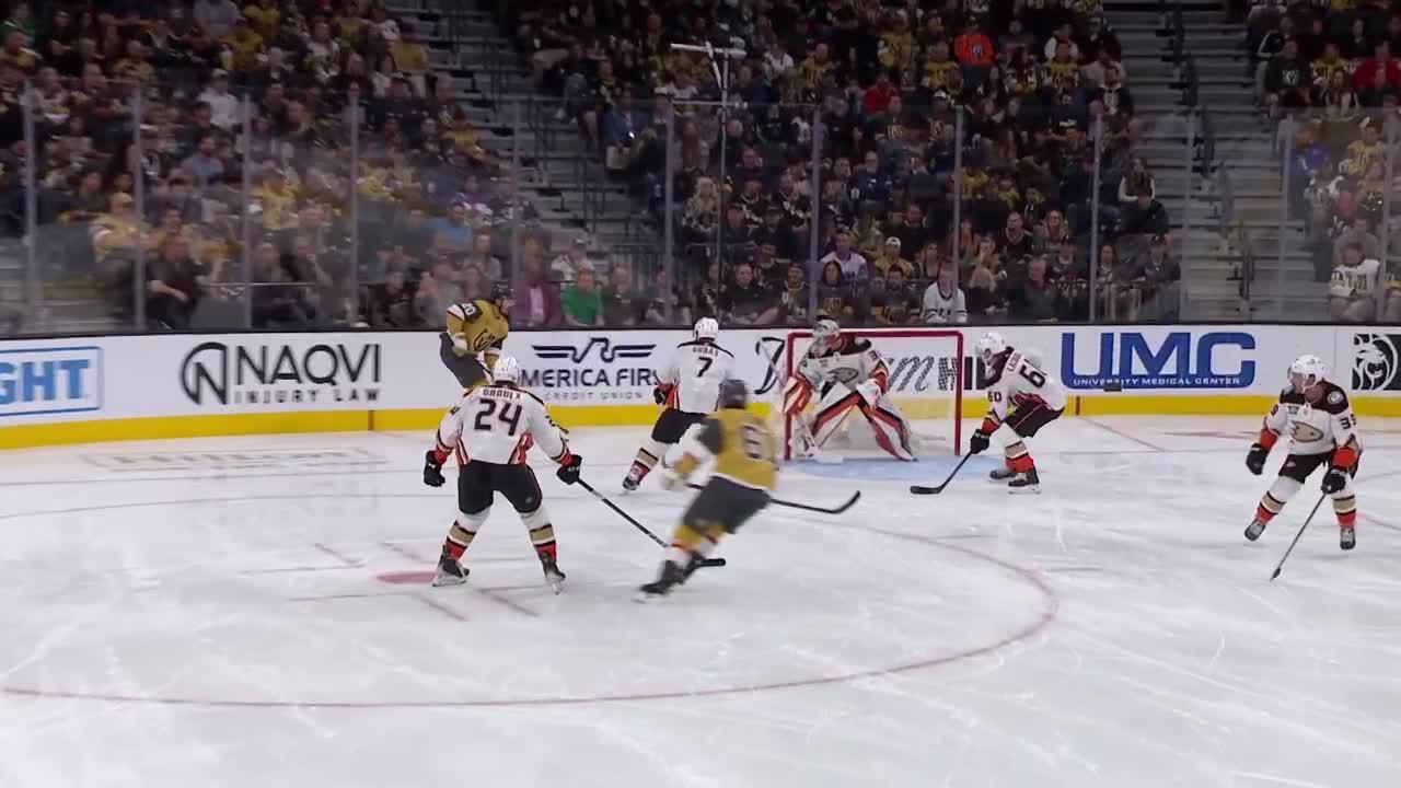 Shea Theodore with a Powerplay Goal vs. Anaheim Ducks | Vegas Golden ...